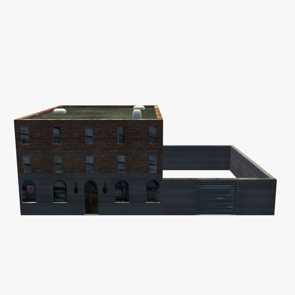 Police Station V2 Free 3D Model - .obj .stl - Free3D