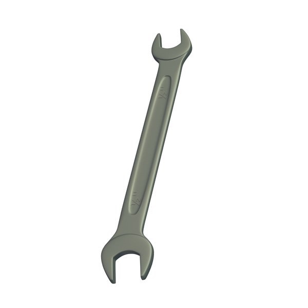 Llave de extremo abierto v2 Modelo 3D gratis - .obj .stl - Free3D