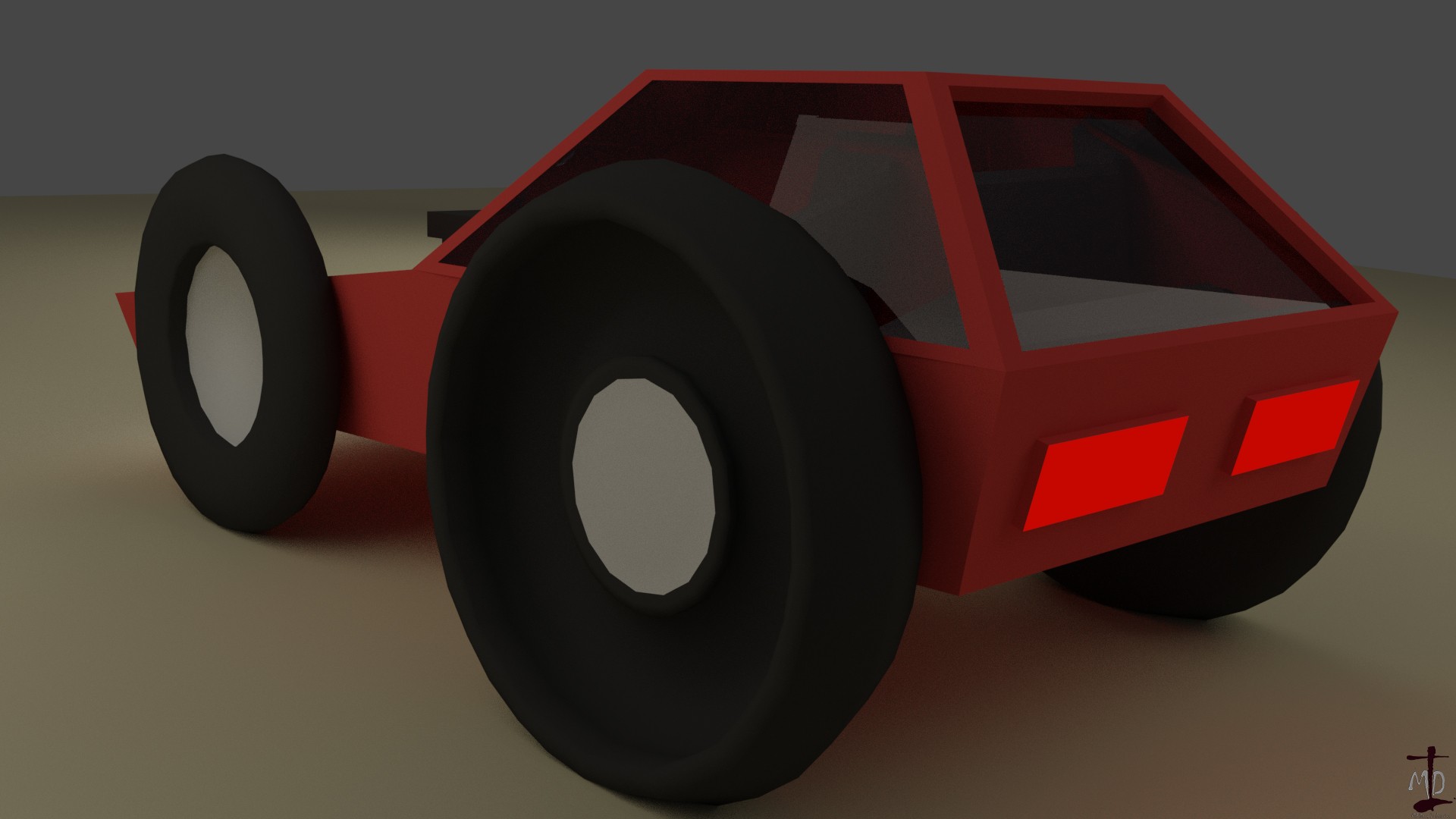 Low-Poly Buggy Free 3D Model - .fbx - Free3D
