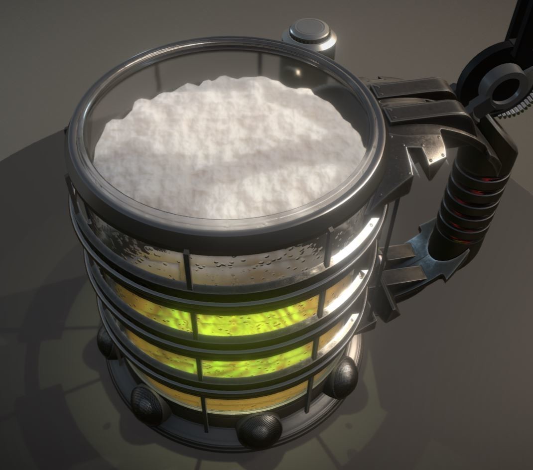 Infinite Beer Mug From The Future Free 3D Model - .blend .obj .3ds .dae ...