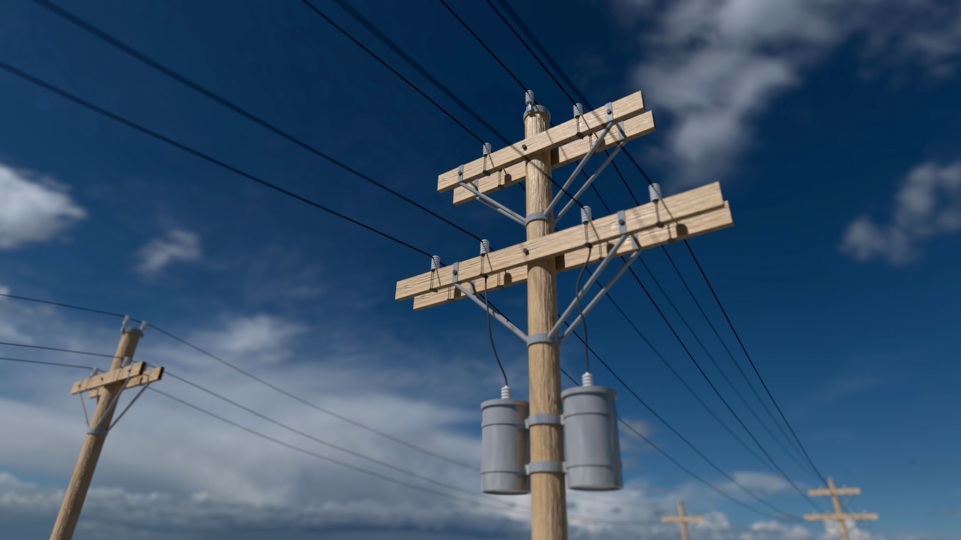 Power Pole V2 Free 3D Model - .blend - Free3D