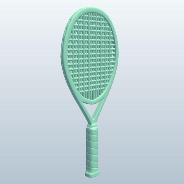Tennis Racket v1 Free 3D Model - .obj .stl - Free3D