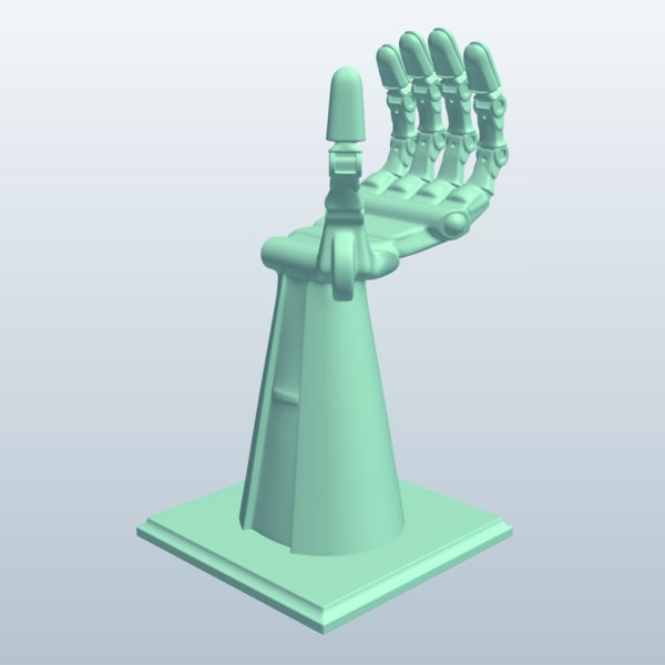 Cyborg Hand v1 Free 3D Model - .obj .stl - Free3D
