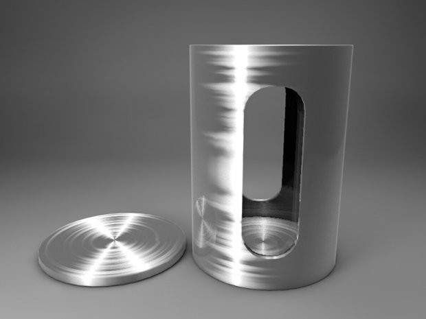 Coffee Container Free 3D Model - .3ds .obj .c4d .blend - Free3D