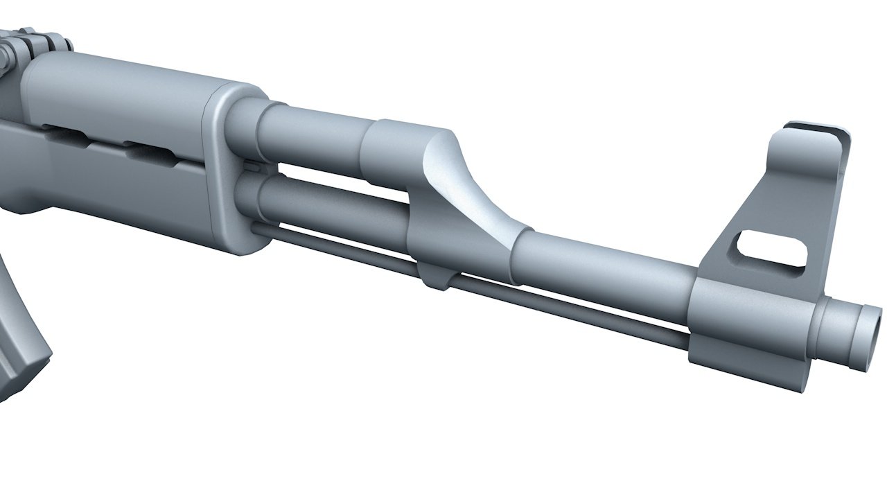 Ak47 Free 3D Model - .obj .c4d - Free3D