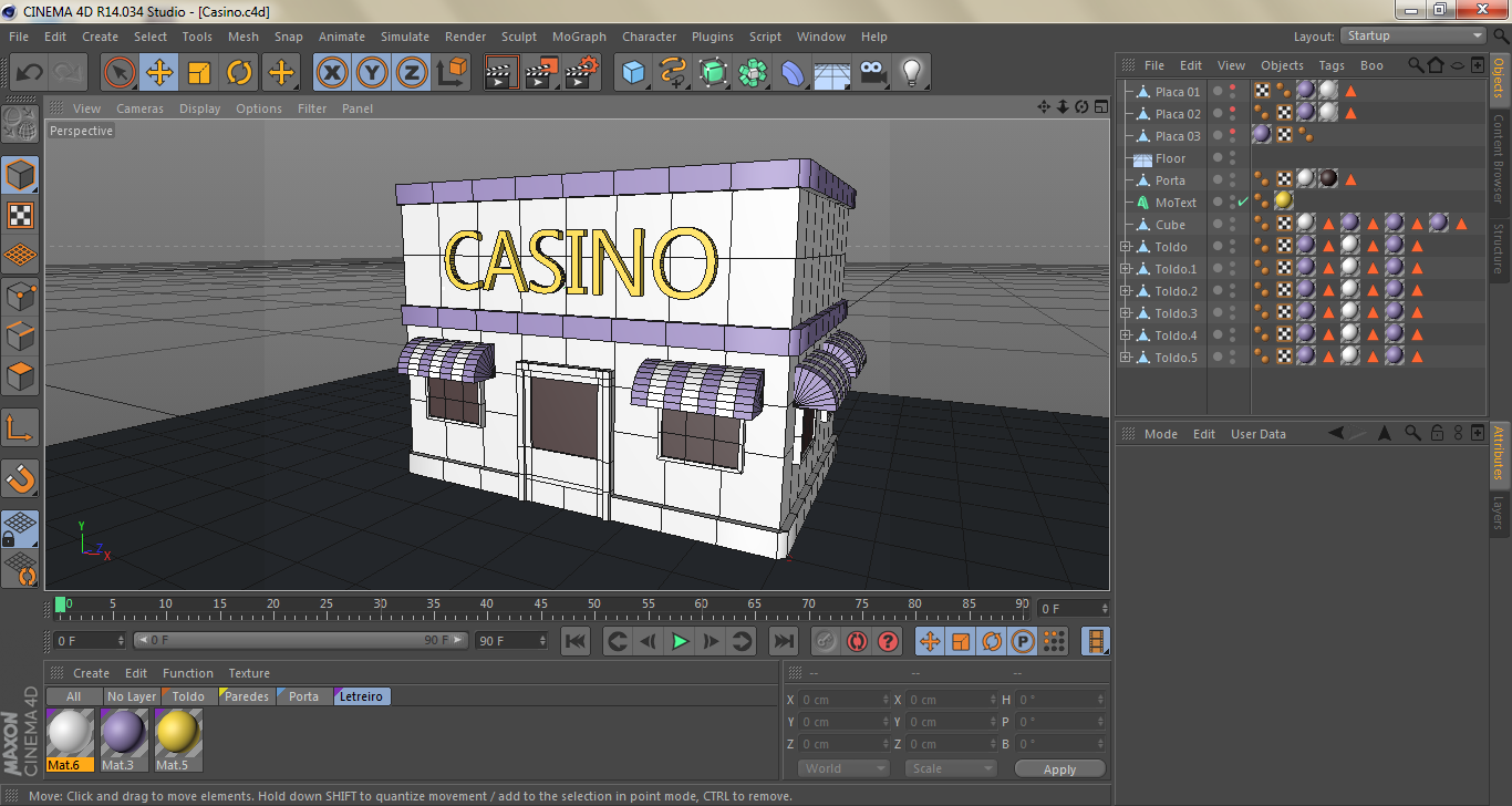 Customizable building Free 3D Model - .c4d - Free3D