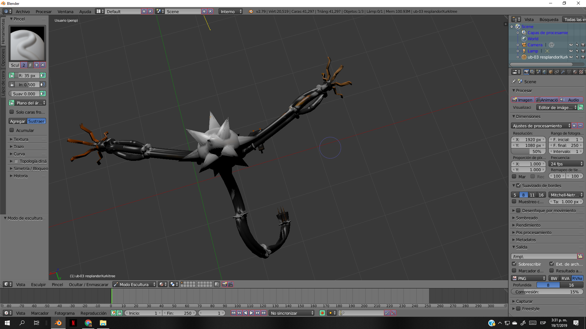 XURKITREE Free 3D Model - .stl .blend .mtl .obj .fbx - Free3D