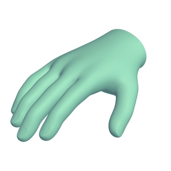 Hand v1 Free 3D Model - .obj .stl - Free3D