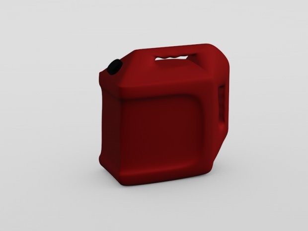 Gas Can Free 3D Model - .obj - Free3D