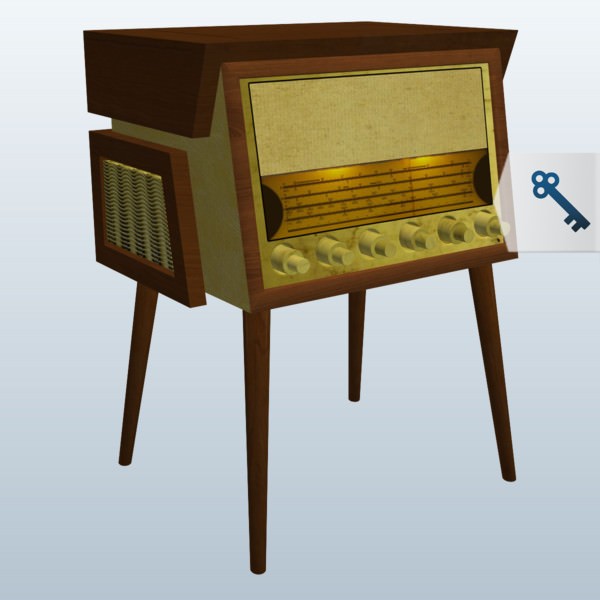 Radiogram furniture V2 Free 3D Model - .obj .stl - Free3D
