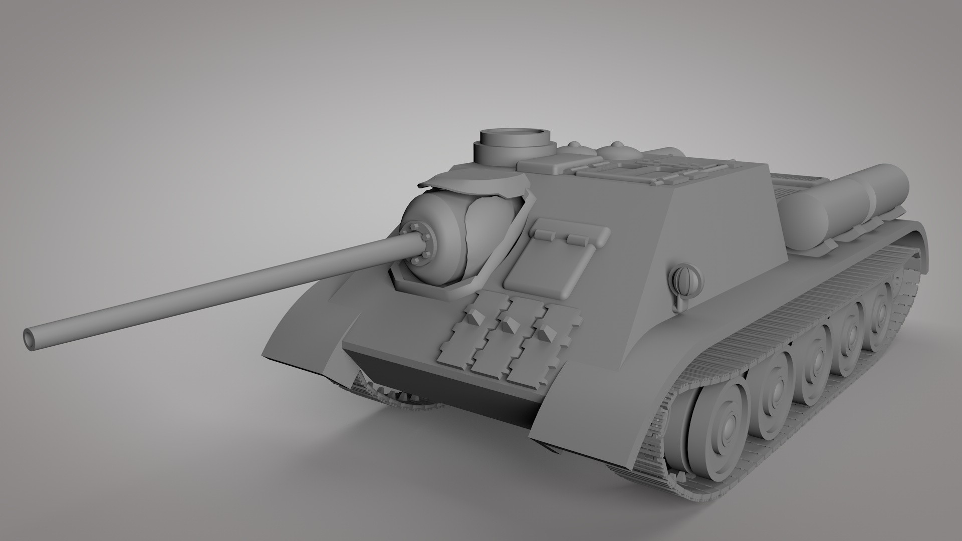 SU-85 Free 3D Model - .c4d - Free3D