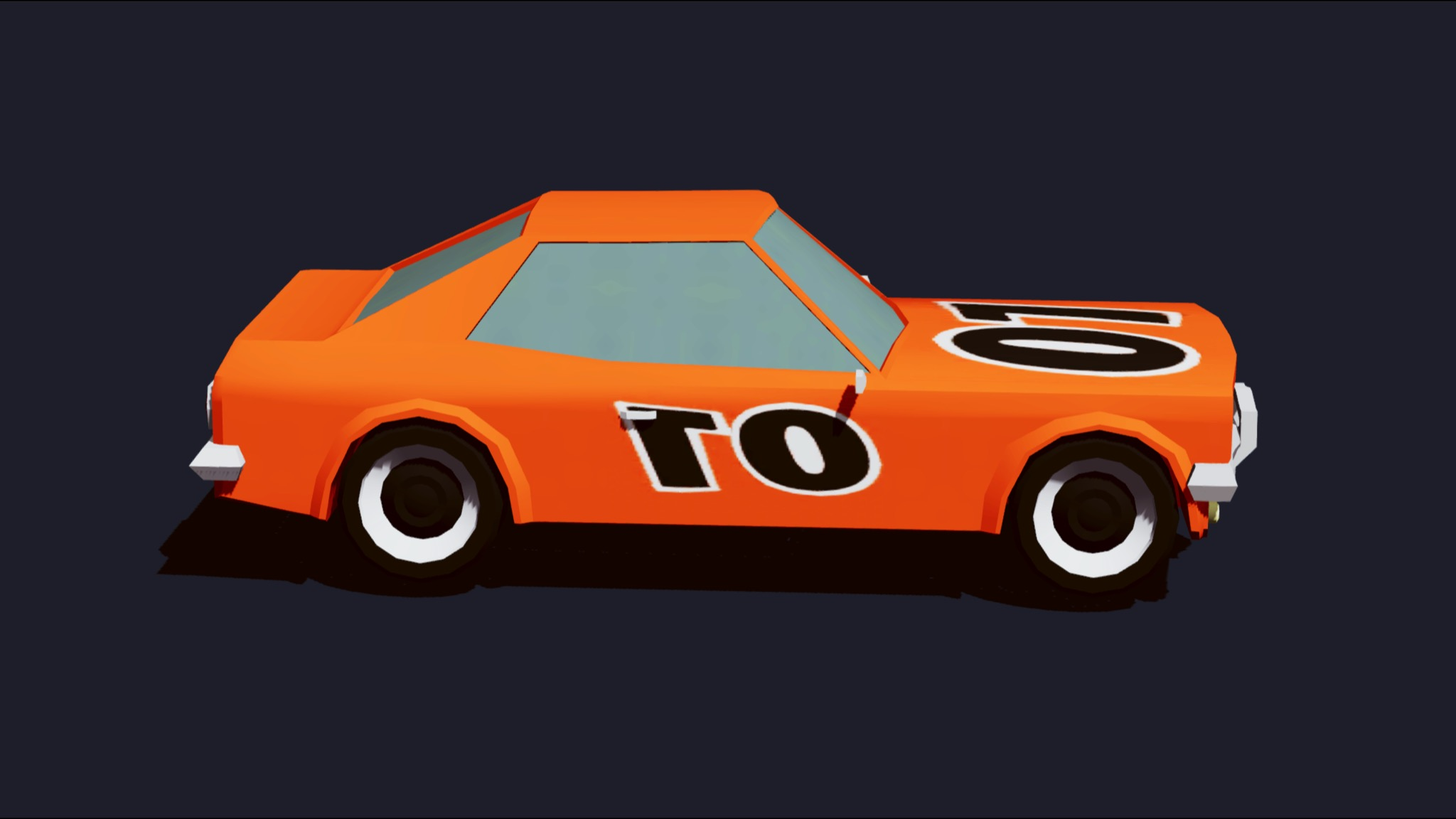 Low Poly Cartoon Cars Toys 3d Model