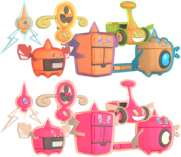 Rotom (Pokemon) Free 3D Model - .dae .fbx - Free3D