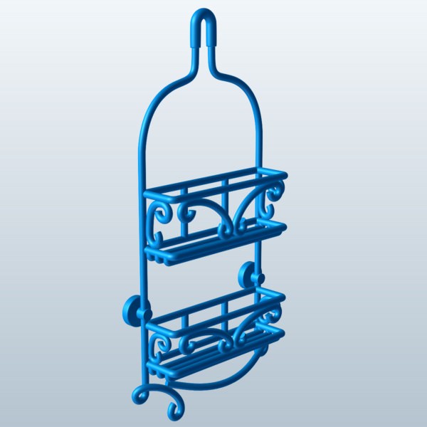 Shower Head Caddy v2 Free 3D Model - .obj .stl - Free3D