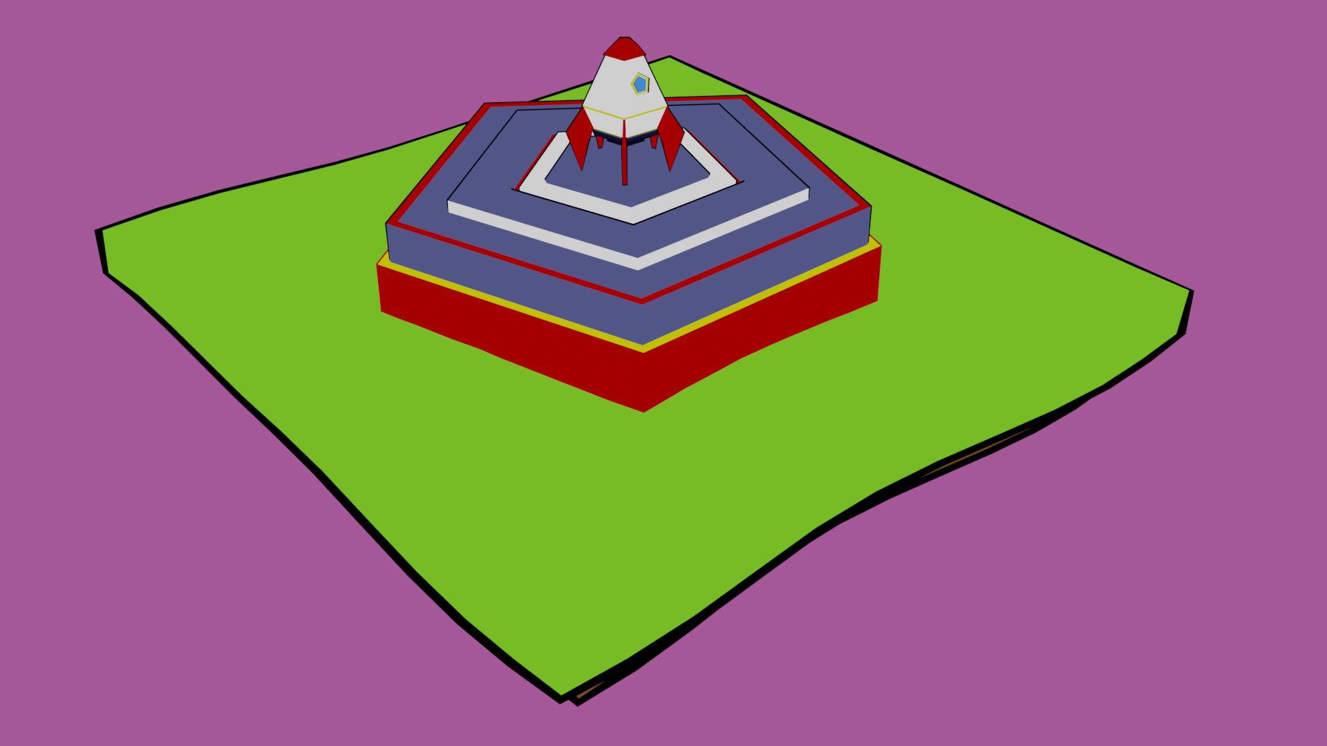 Low Poly Rocket Free 3D Model - .blend - Free3D