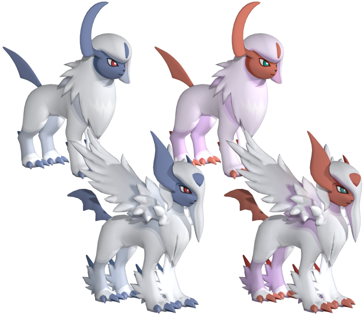 Absol (Pokemon) Free 3D Model - .dae .fbx - Free3D