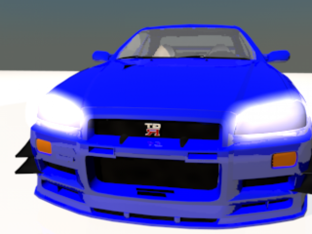 Nissan Skyline GTR R34 Free 3D Model - .c4d - Free3D