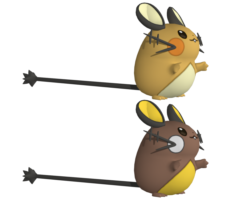 Dedenne (Pokemon) Free 3D Model - .dae .fbx - Free3D