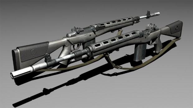 M14 Free 3D Model - .3ds .tga - Free3D
