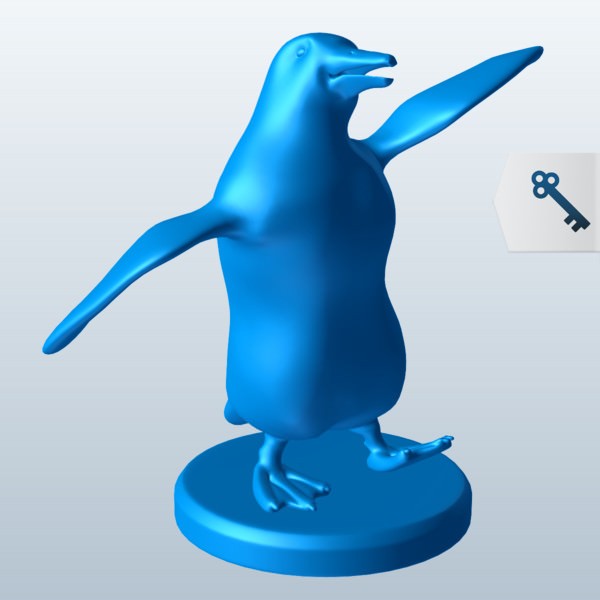 Penguin v1 Free 3D Model - .obj .stl - Free3D