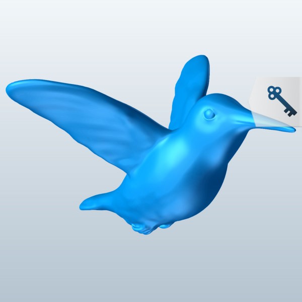 Hummingbird Hovering v1 Free 3D Model - .obj .stl - Free3D