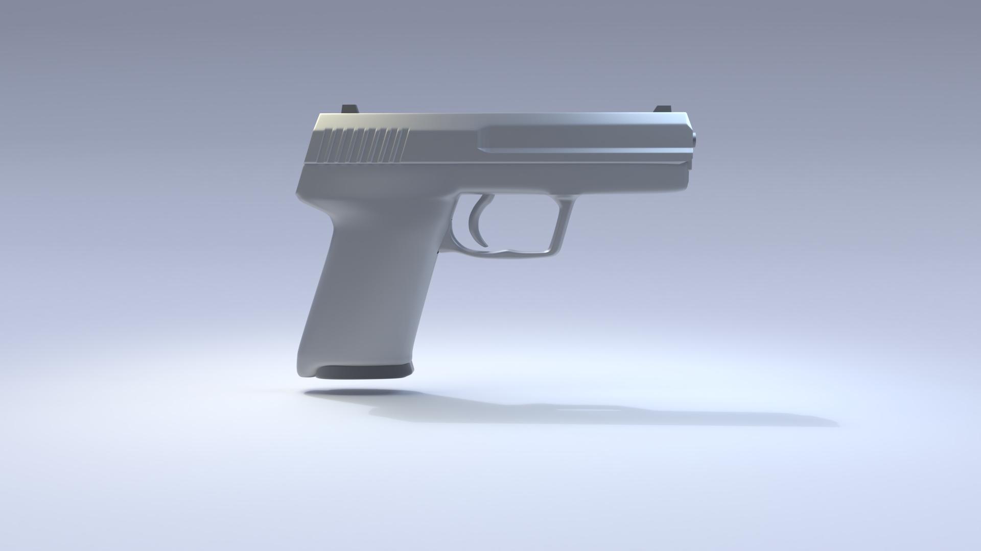 USP-45 Free 3D Model - .blend - Free3D