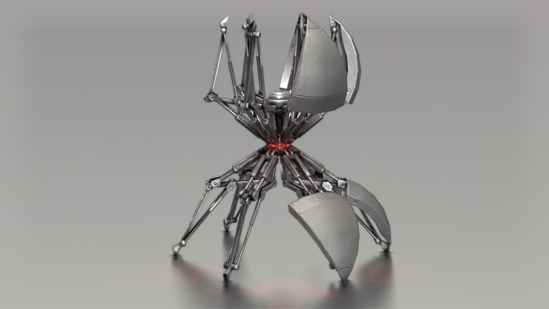 Sphere-Bots Run-Cycle Test on Rough Terrain Free 3D Model - .png .jpg ...