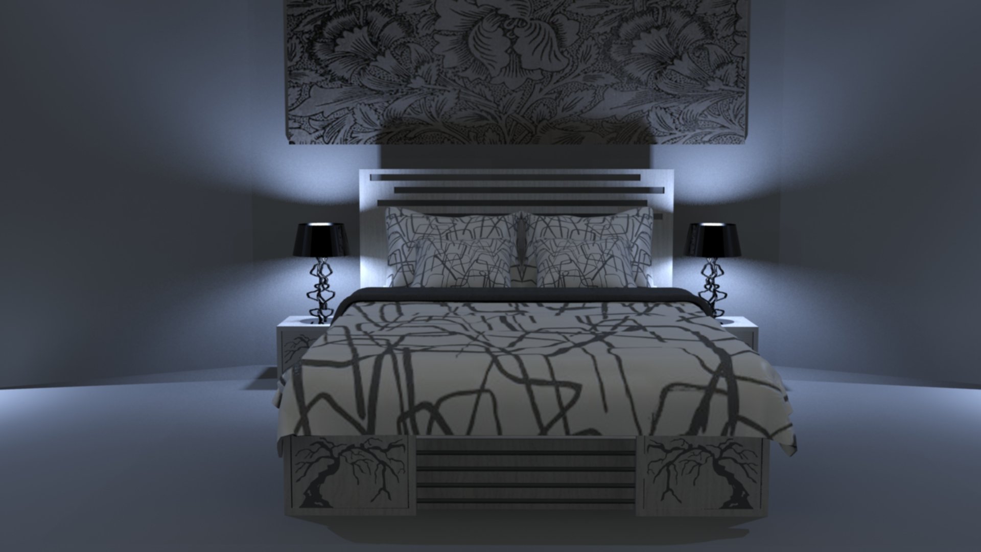 Bed Free 3D Model - .max - Free3D