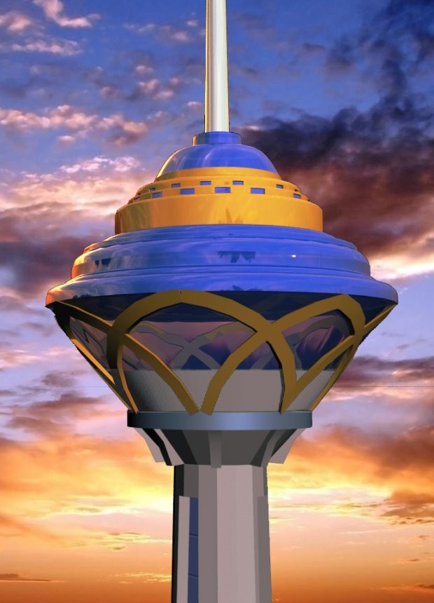 Milad tower Free 3D Model - .3ds .obj .max .fbx .mtl - Free3D
