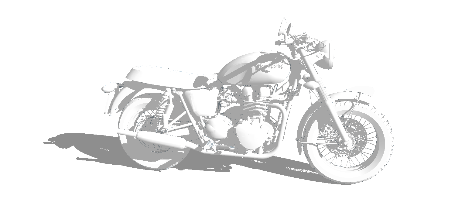 Triumph Bonneville ''Stout'' Free 3D Model - .dae - Free3D