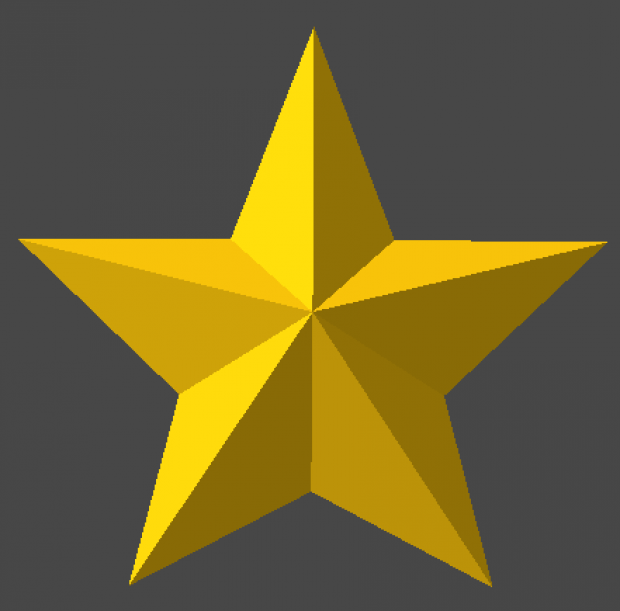 Star Free 3D Model - .obj - Free3D