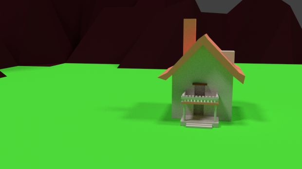 Low poly house Free 3D Model - .fbx - Free3D