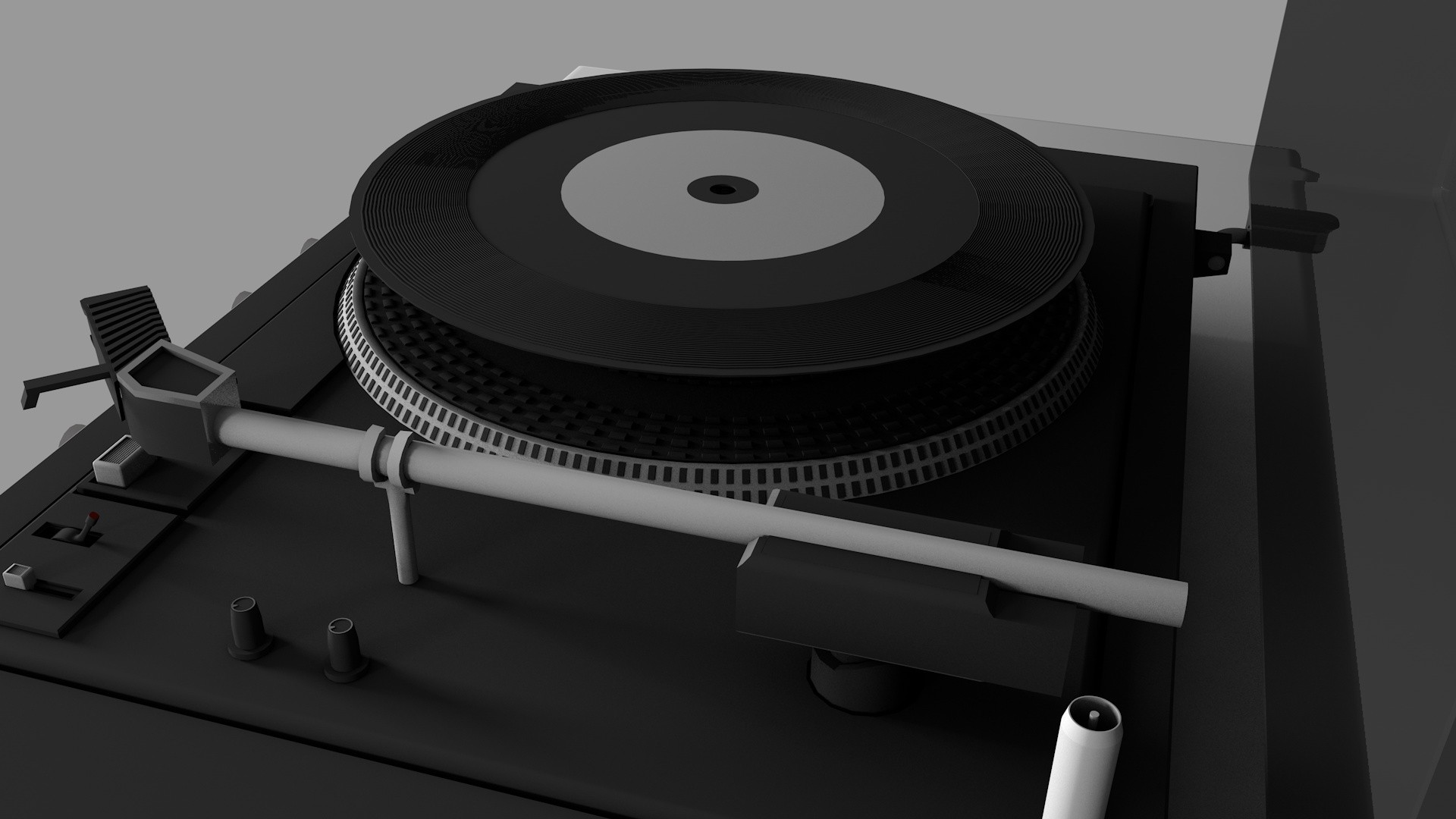 Classic Record Player Free 3D Model - .3ds .obj .fbx .dxf .c4d - Free3D