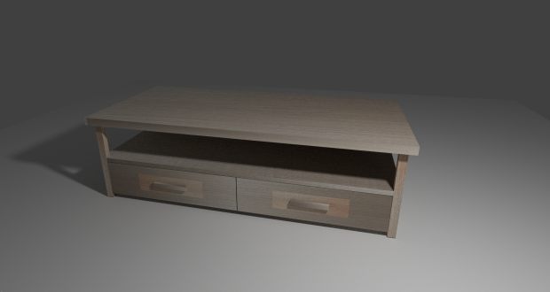 Coffee Table Free 3D Model - .3ds .obj .blend .fbx .mtl - Free3D