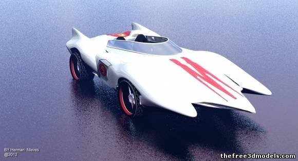 Speed Racer Mach5 Free 3D Model - .obj - Free3D