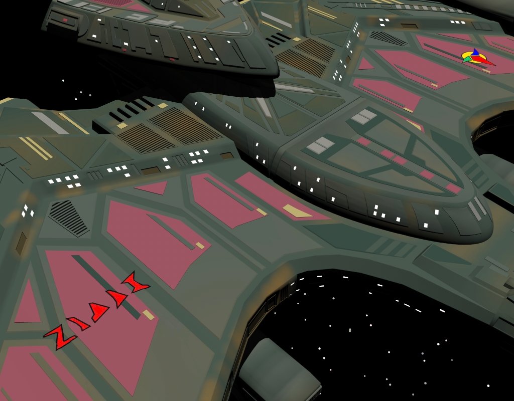 Negh Var class klingon spaceship Free 3D Model - .obj - Free3D