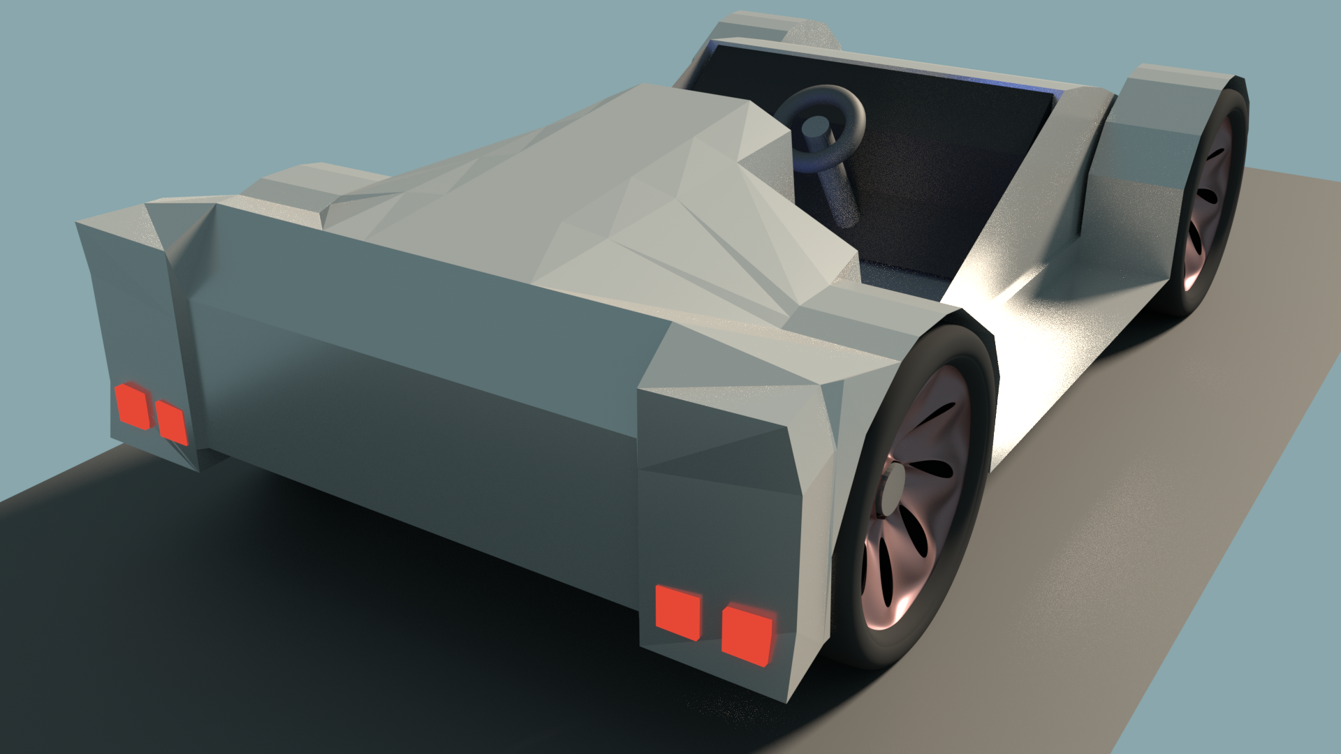 Low Poly Race Car Modelo 3D gratis - .blend - Free3D