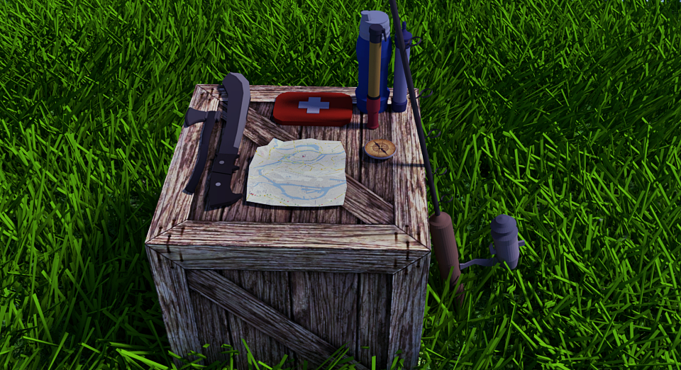 Survival Kit Free 3D Model - .obj .blend .fbx - Free3D