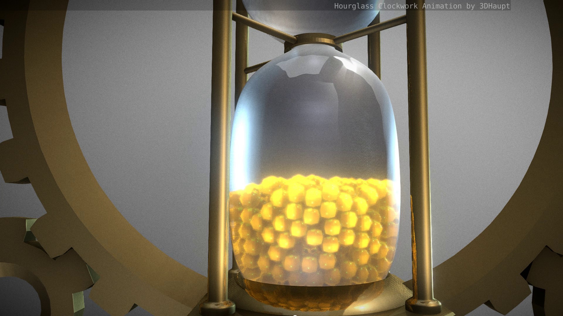 Hourglass Clockwork Animation Free 3D Model - .blend - Free3D