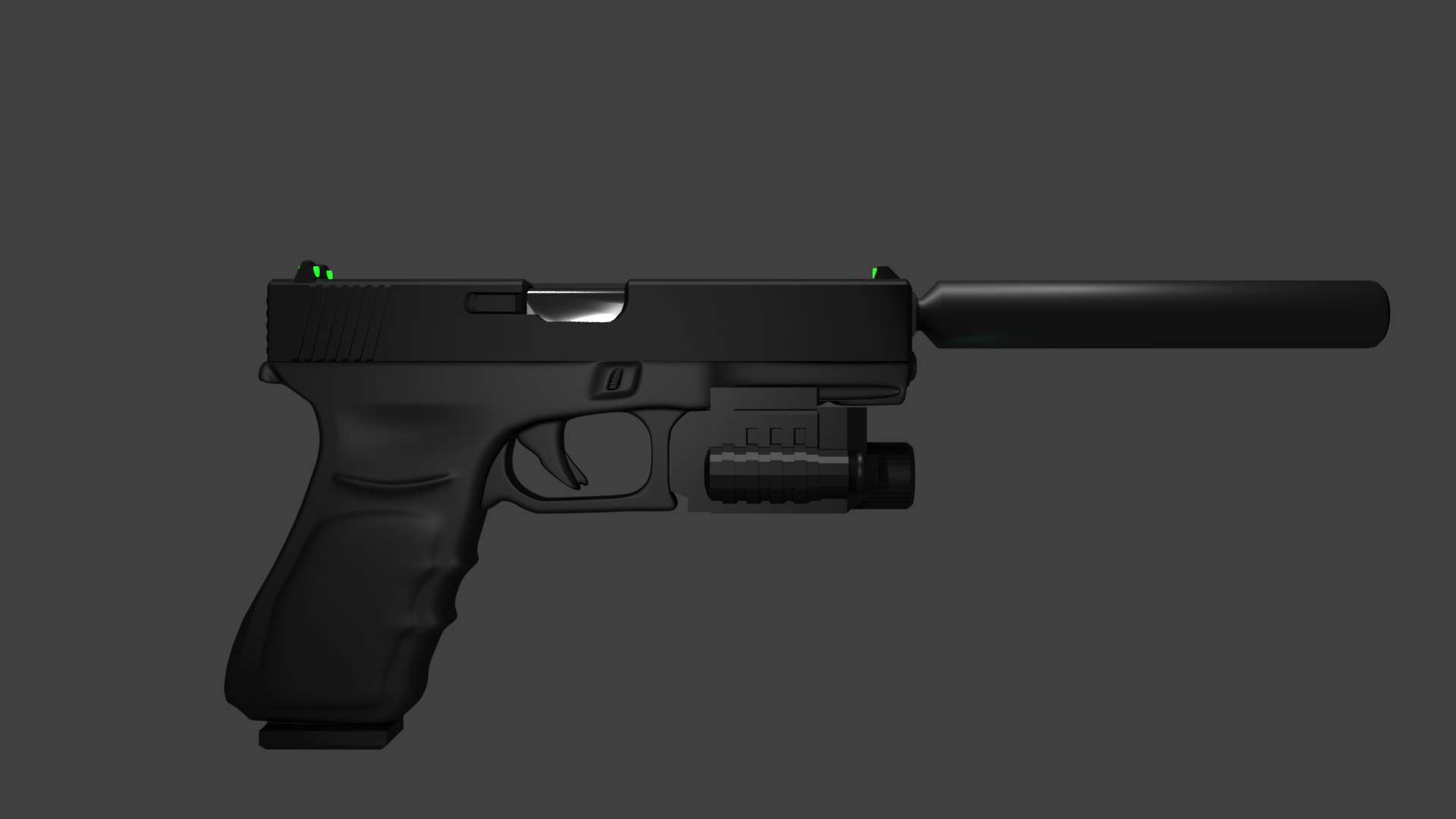 Glock 18C Free 3D Model - .3ds .obj .blend .fbx - Free3D