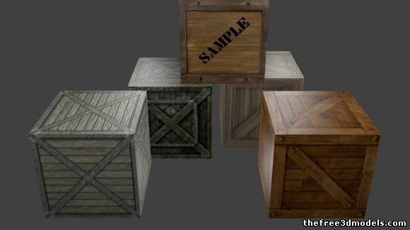 Crates Free 3D Model - .obj .blend .fbx - Free3D