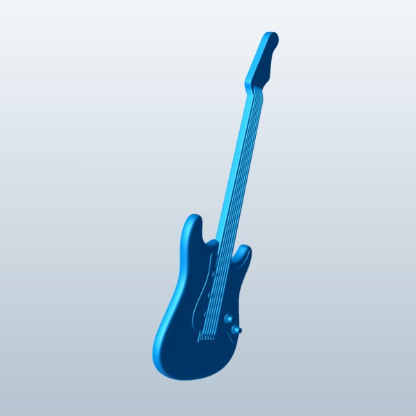 Guitar v1 Free 3D Model - .obj .stl - Free3D