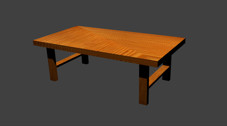 Simple Table Free 3D Model - .blender - Free3D