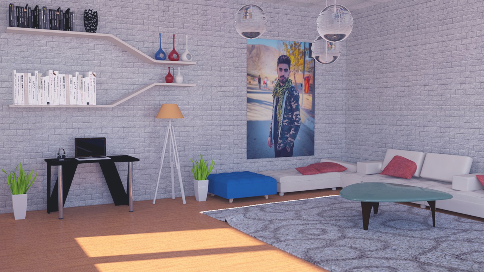 Living Room Free 3D Model - .c4d - Free3D