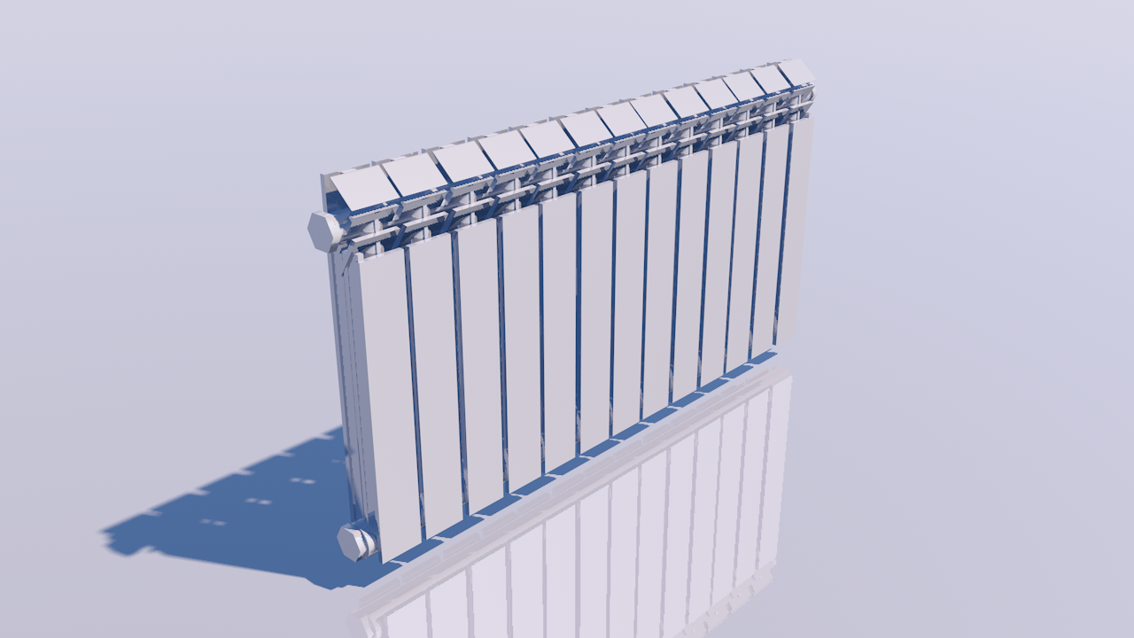 Radiator Free 3D Model - .mlt .obj .c4d - Free3D