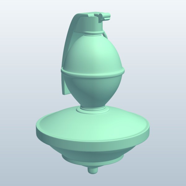 Hand Grenade v1 Free 3D Model - .obj .stl - Free3D