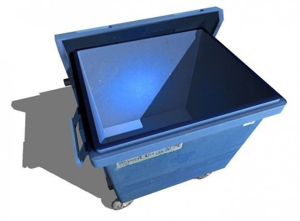 Garbage container Free 3D Model - .3ds .obj .dae .blend .fbx .mesh .dxf ...