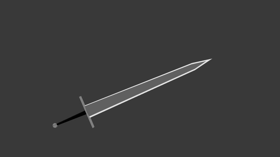 Old sword Free 3D Model - .3ds .obj .blend .fbx - Free3D