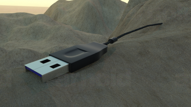 USB Cable Free 3D Model - .fbx - Free3D