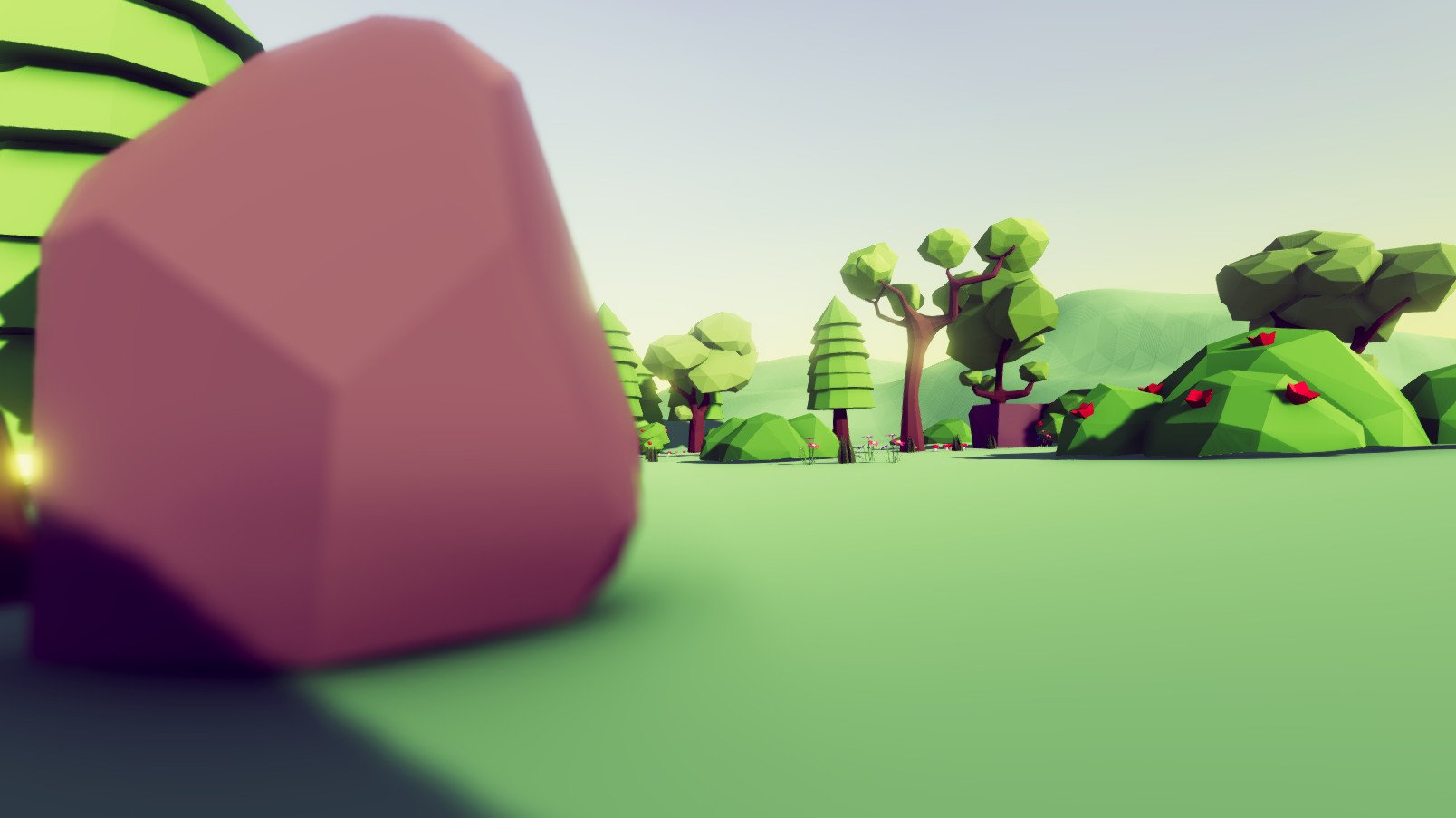 Free Low Poly Nature Pack Free 3D Model - .blend .fbx - Free3D